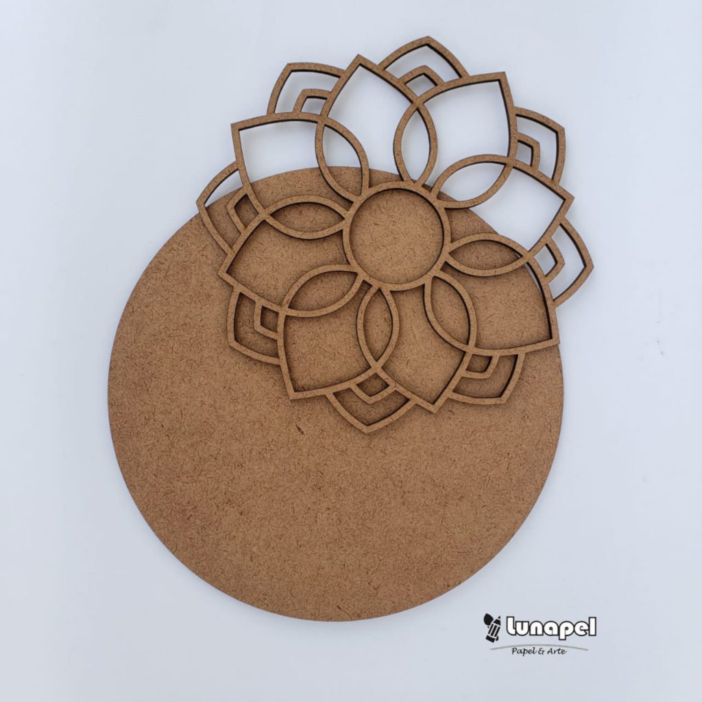 Mandala c/ Base 22cm – Mod. 01 – LUNAPEL