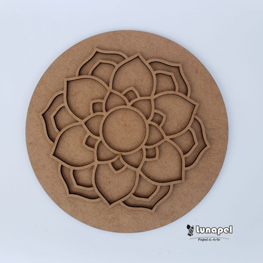 Mandala c/ Base 22cm – Mod. 02 – LUNAPEL
