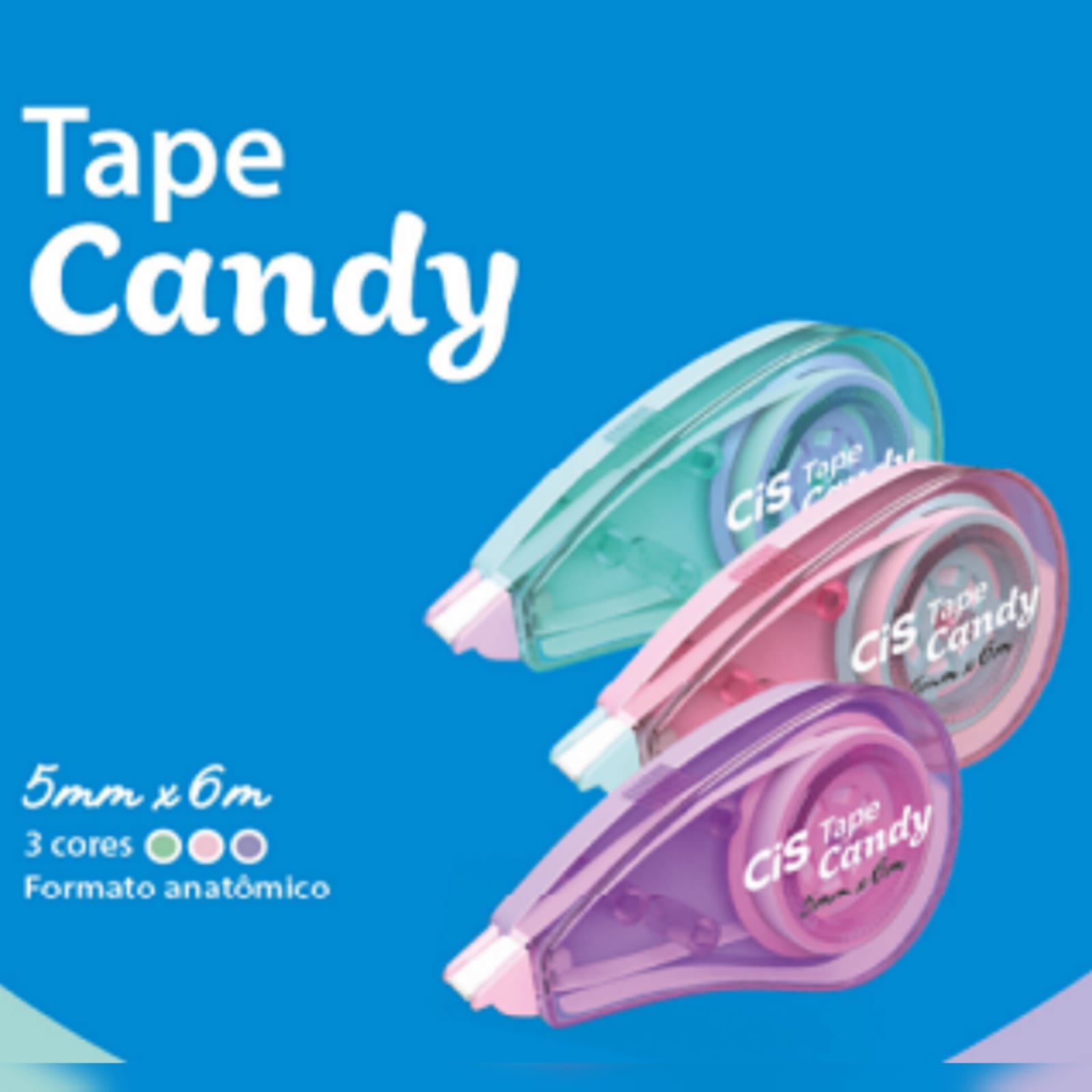 Fita Corretiva Cis Tape Candy 5mm x 6m – LUNAPEL