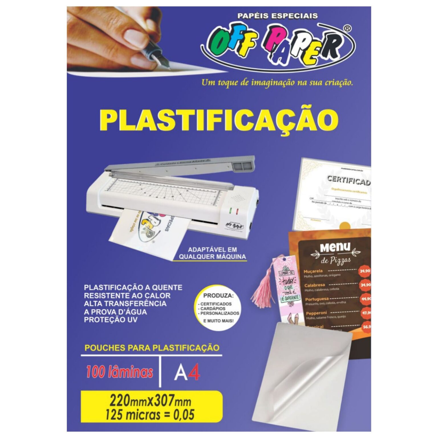 Laminas Plastificação Polaseal A-4 Off Paper – LUNAPEL